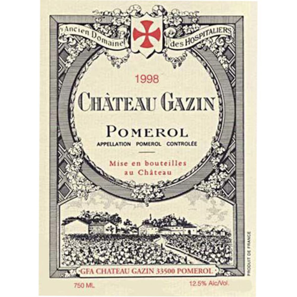 Chateau Gazin 1998 | Wine.com