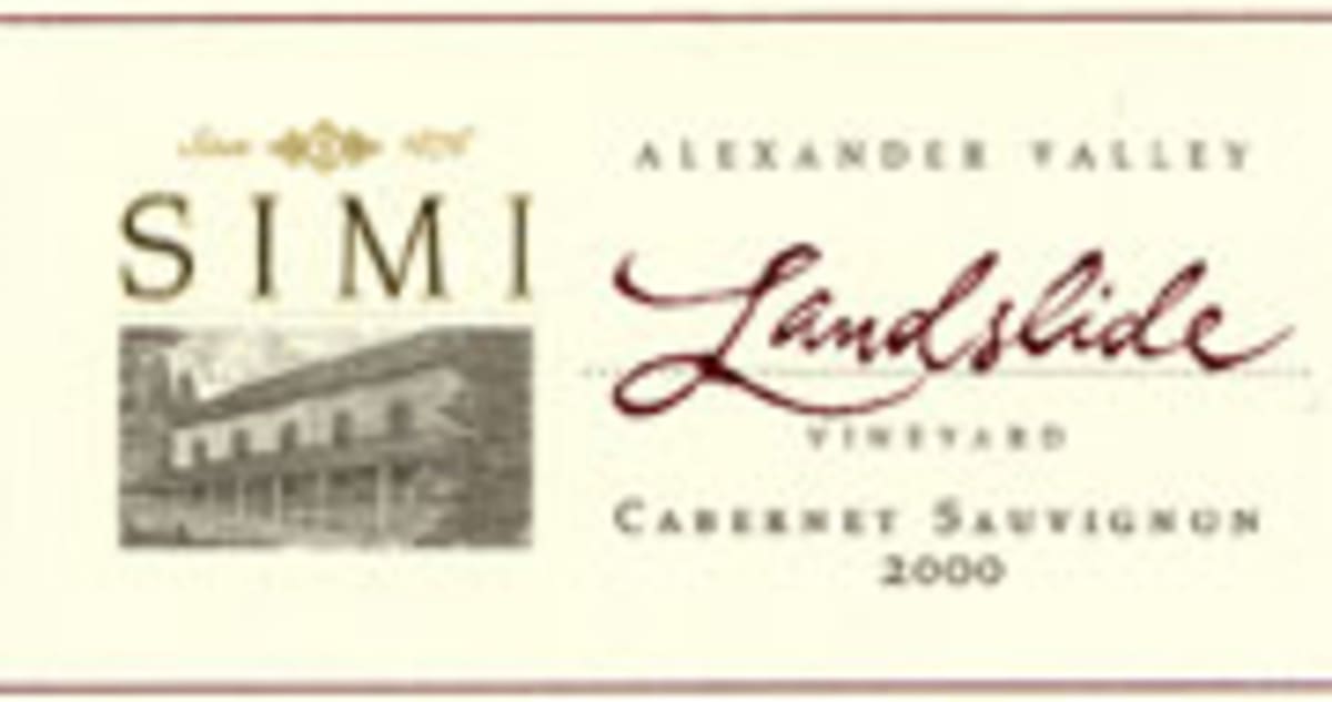 Simi Landslide Vineyard Cabernet Sauvignon 2000 | Wine.com
