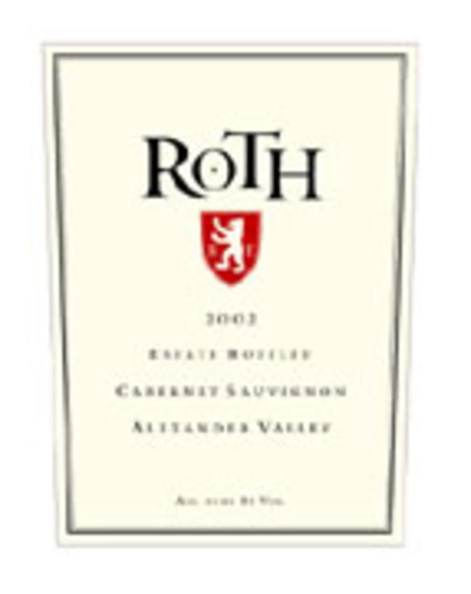 Roth Estate Alexander Valley Cabernet Sauvignon 2002 | Wine.com