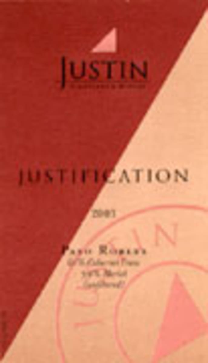Justin Justification 2003 | Wine.com