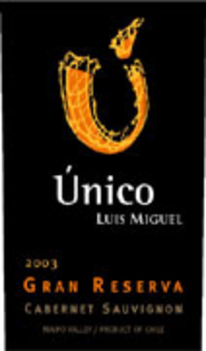 Unico Luis Miguel Gran Reserva Cabernet Sauvignon 2003 | Wine.com