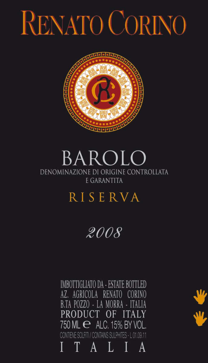 Renato Corino Barolo Riserva 2008 | Wine.com