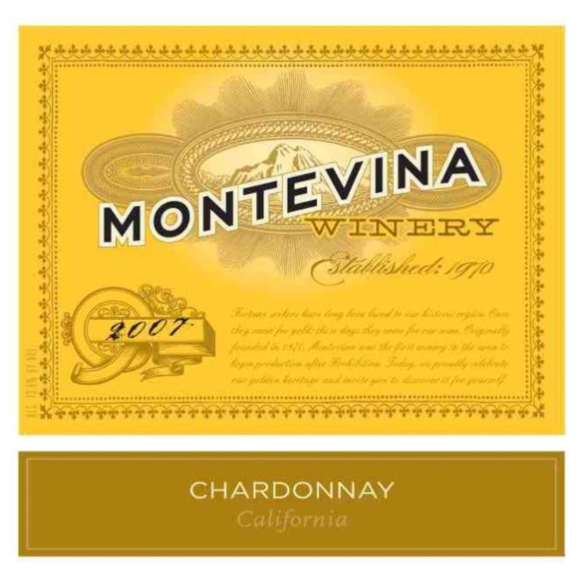 Montevina Chardonnay 2007 | Wine.com