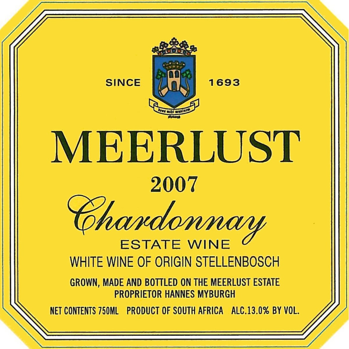 Meerlust Chardonnay 2007 | Wine.com