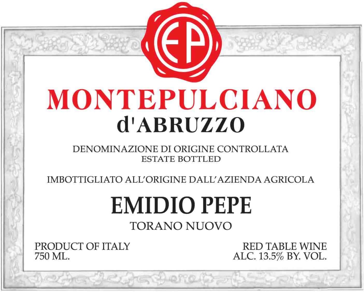 Emidio Pepe Montepulciano d'Abruzzo 2009 | Wine.com