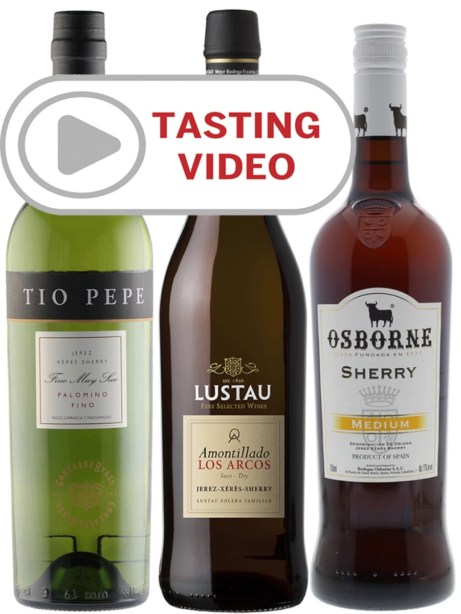 Sherry Tasting Trio with Tasting Video | Wine.com