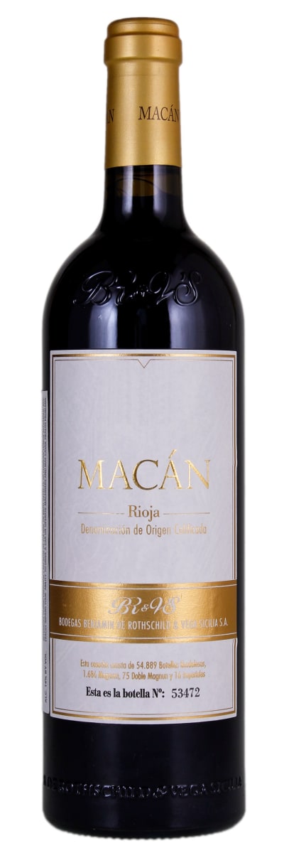 Bodegas Benjamin Rothschild and Vega Sicilia Macan 2017 | Wine.com