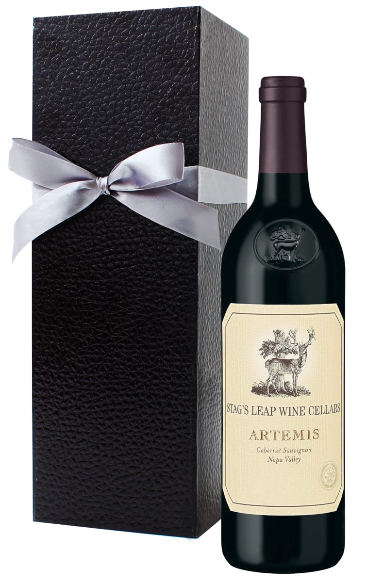 Stag's Leap Wine Cellars Artemis Cabernet Sauvignon with Black Gift Box ...