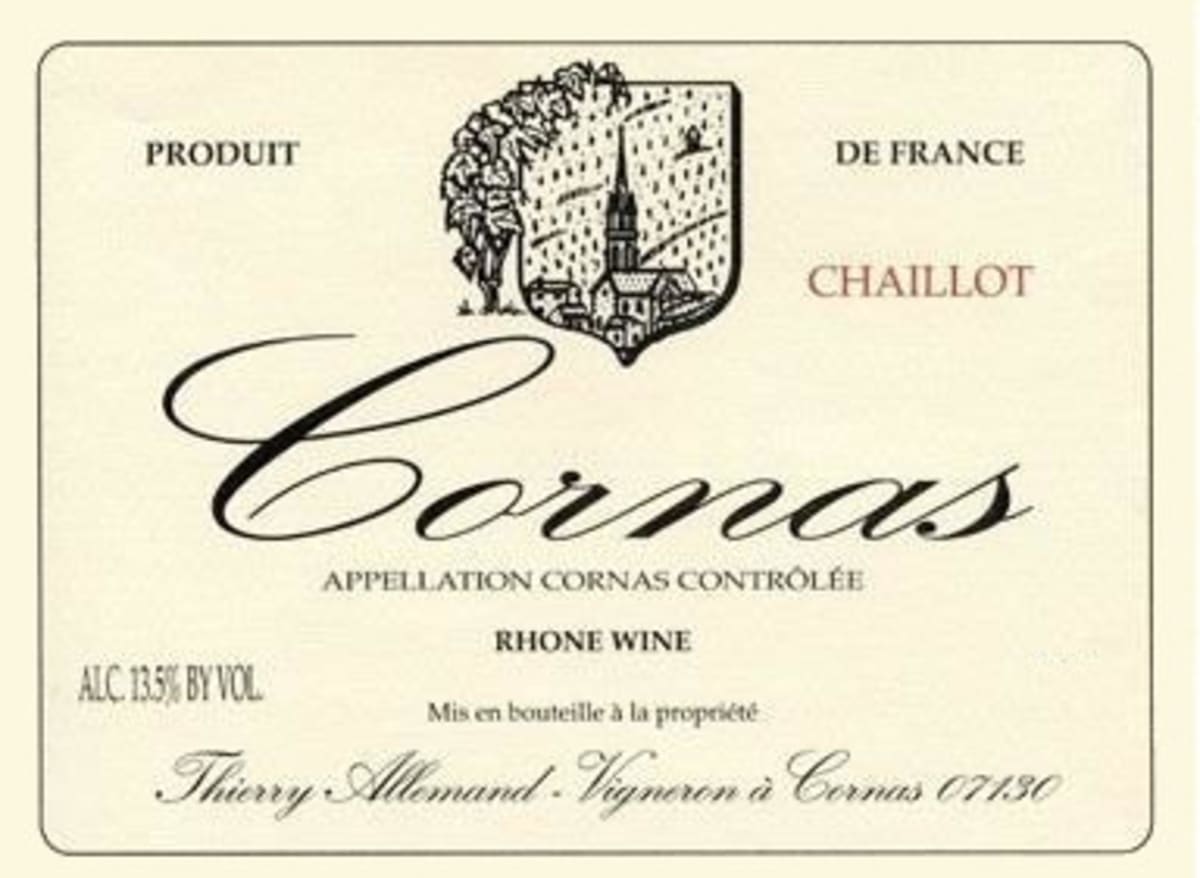 Thierry Allemand Cornas Chaillot (1.5 Liter Magnum) 2020 | Wine.com