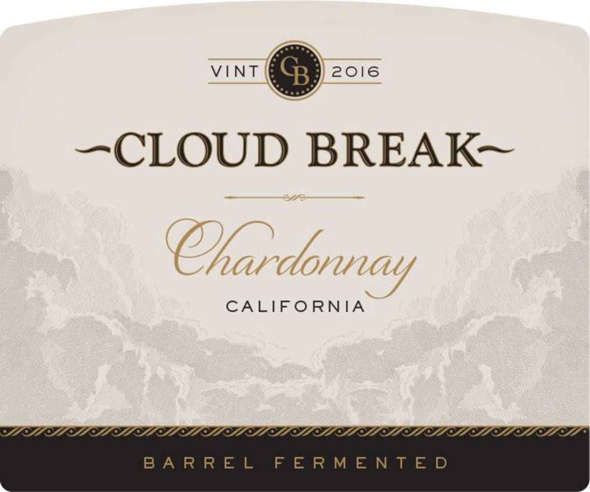 Cloud Break Barrel Fermented Chardonnay 2016 | Wine.com