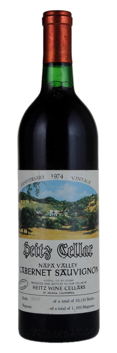 Heitz Cellar Martha's Vineyard Cabernet Sauvignon (bin soiled label ...