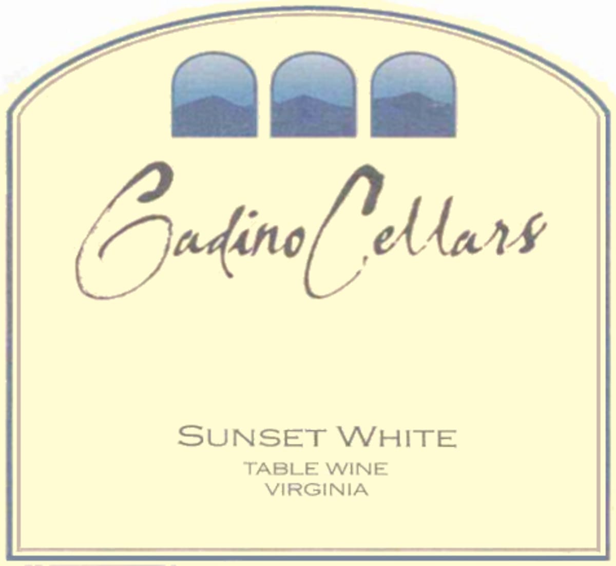 Gadino Cellars Sunset White 2014 | Wine.com