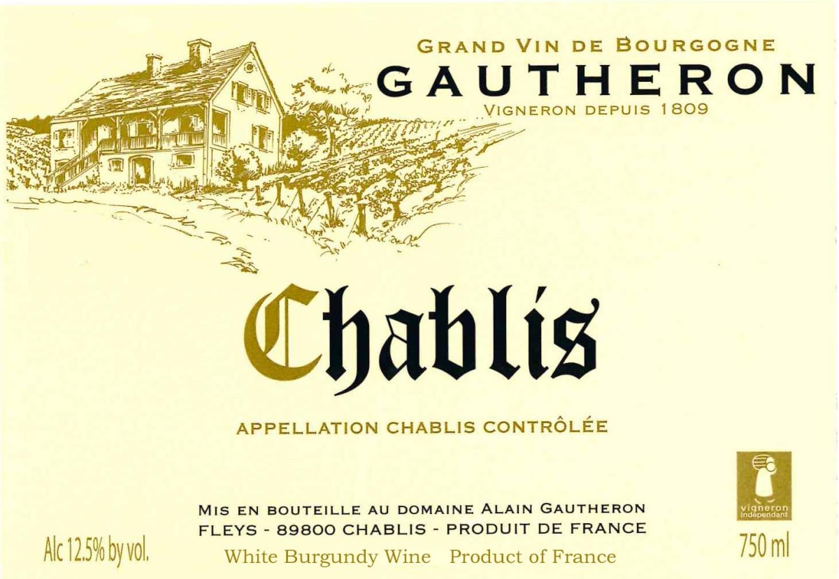Alain Gautheron Chablis (375ML half-bottle) 2021 | Wine.com