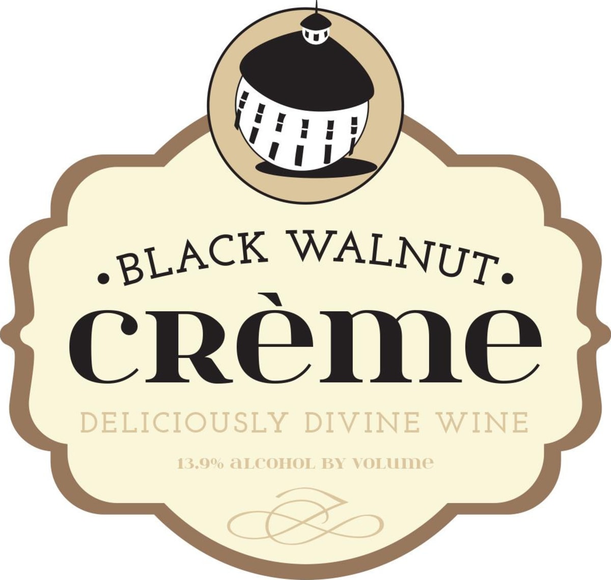 The Round Barn Winery Divine Black Walnut Creme | Wine.com