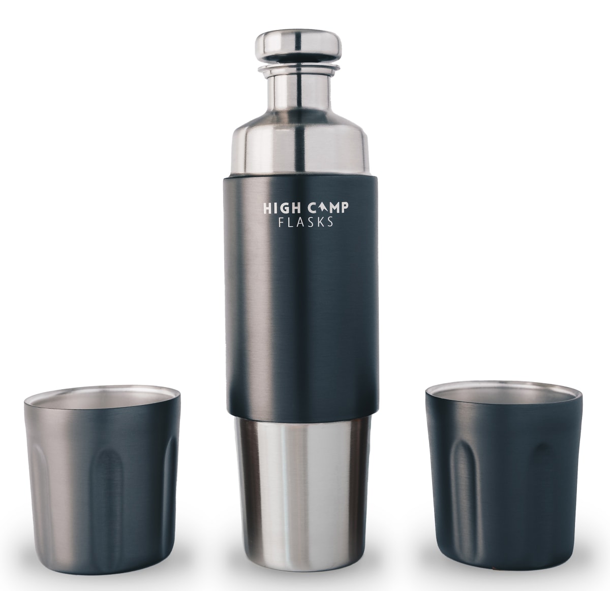 High Camp Gunmetal Firelight 750ml Flask | Wine.com
