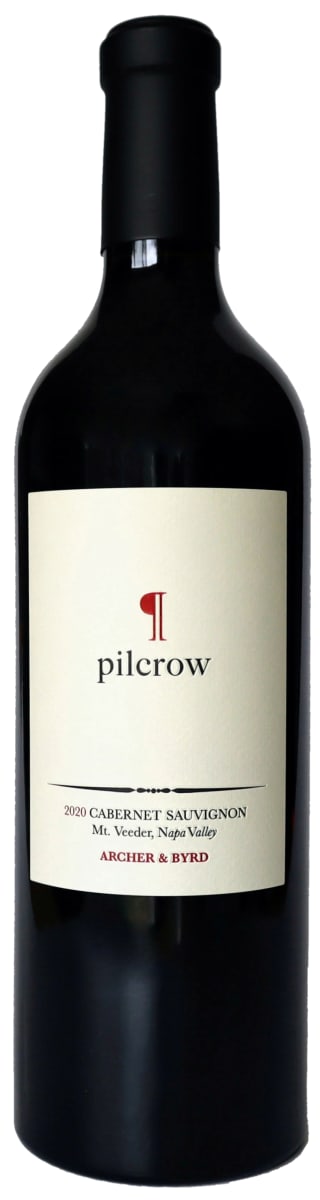 Pilcrow Archer & Byrd Cabernet Sauvignon 2020 | Wine.com