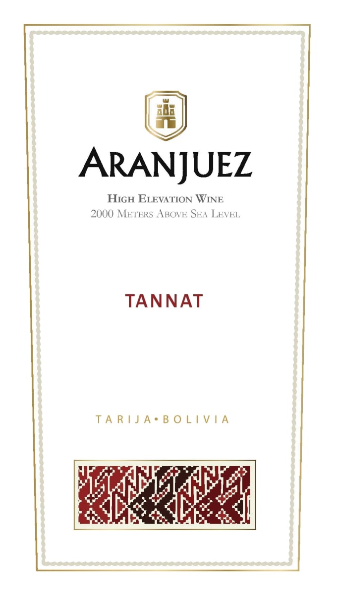 Aranjuez Bolivia Tannat 2014 | Wine.com