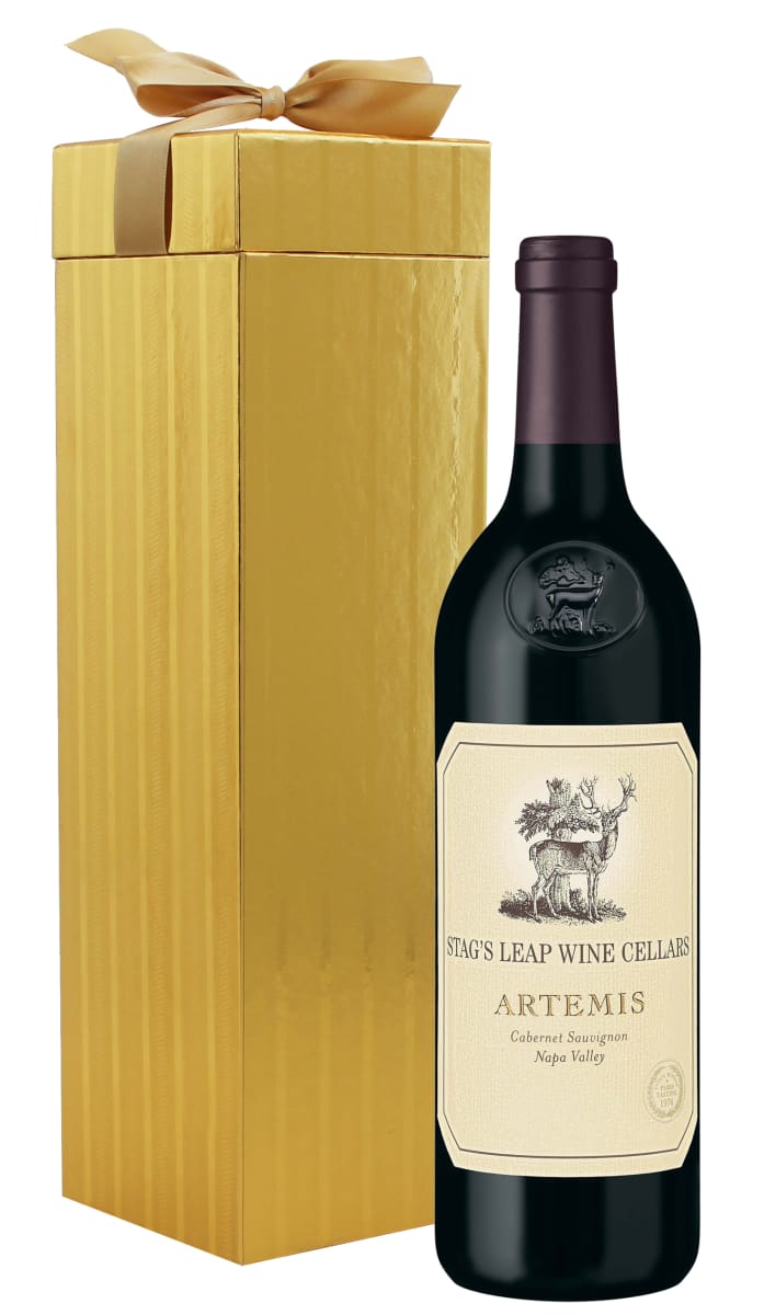 Stag's Leap Wine Cellars Artemis Cabernet Sauvignon with Gold Gift Box ...