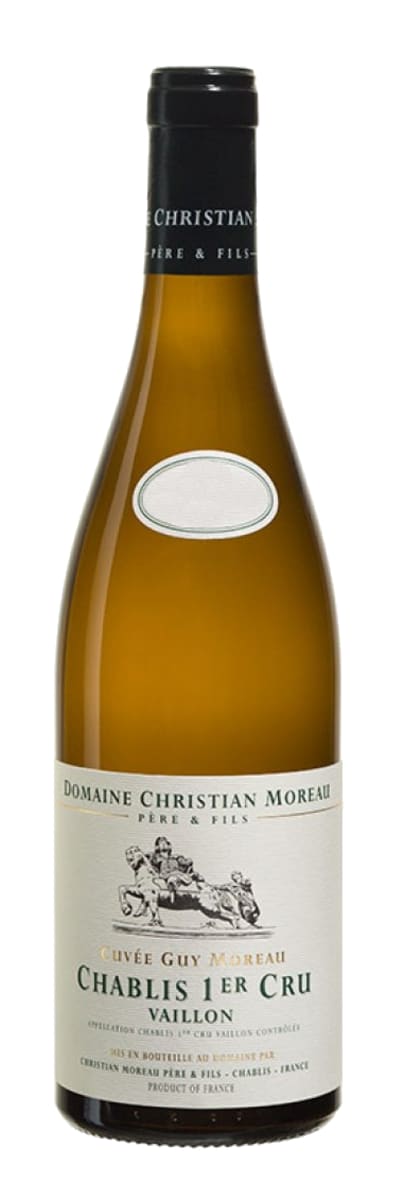 Christian Moreau Chablis Vaillon Cuvee Guy Moreau Premier Cru 2020 ...