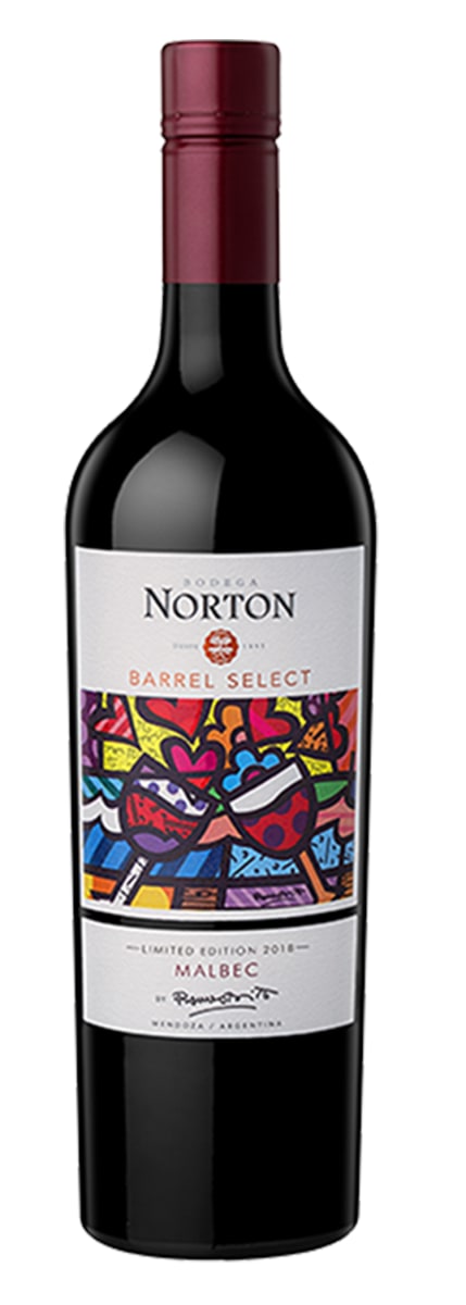 Bodega Norton Britto Artist Label Barrel Select Malbec 2018 | Wine.com