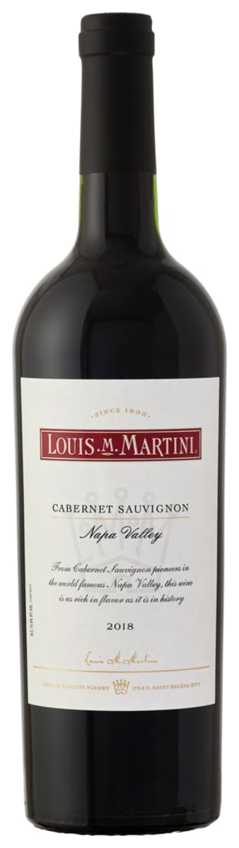 Louis Martini Napa Valley Cabernet Sauvignon 2018 | Wine.com
