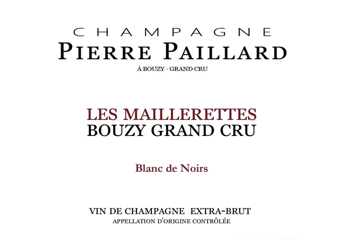Pierre Paillard Blanc de Noirs Les Maillerettes Grand Cru 2018 | Wine.com