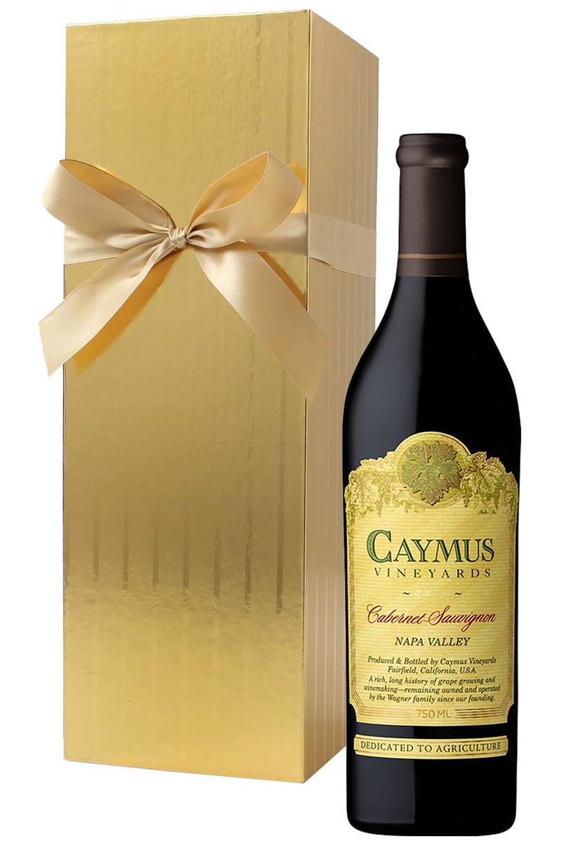 Caymus Napa Valley Cabernet Sauvignon with Gold Gift Box | Wine.com