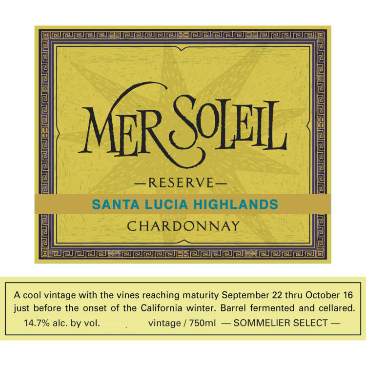 Mer Soleil Santa Lucia Highlands Reserve Chardonnay 2015 | Wine.com