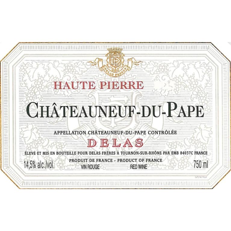 Delas Chateauneuf-du-Pape Haute Pierre 2007 | Wine.com