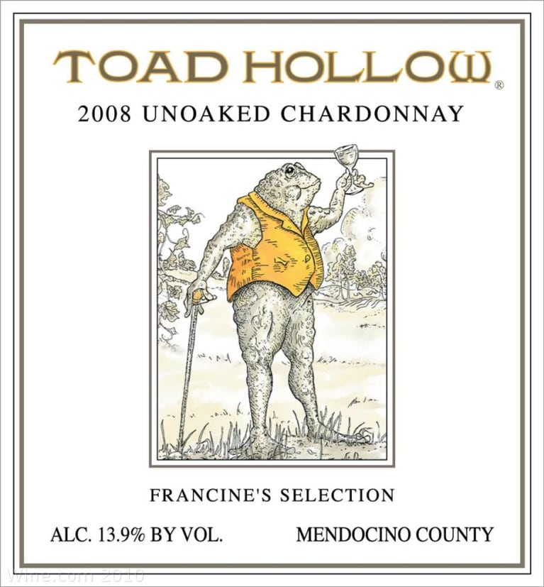 Toad Hollow Chardonnay 2008 | Wine.com