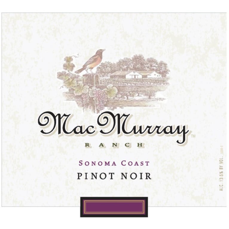 MacMurray Ranch Sonoma Coast Pinot Noir 2008 | Wine.com