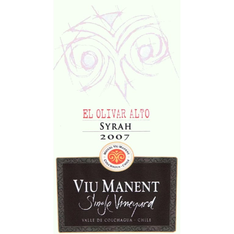 Viu Manent El Olivar Alto Single Vineyard Syrah 2007 | Wine.com