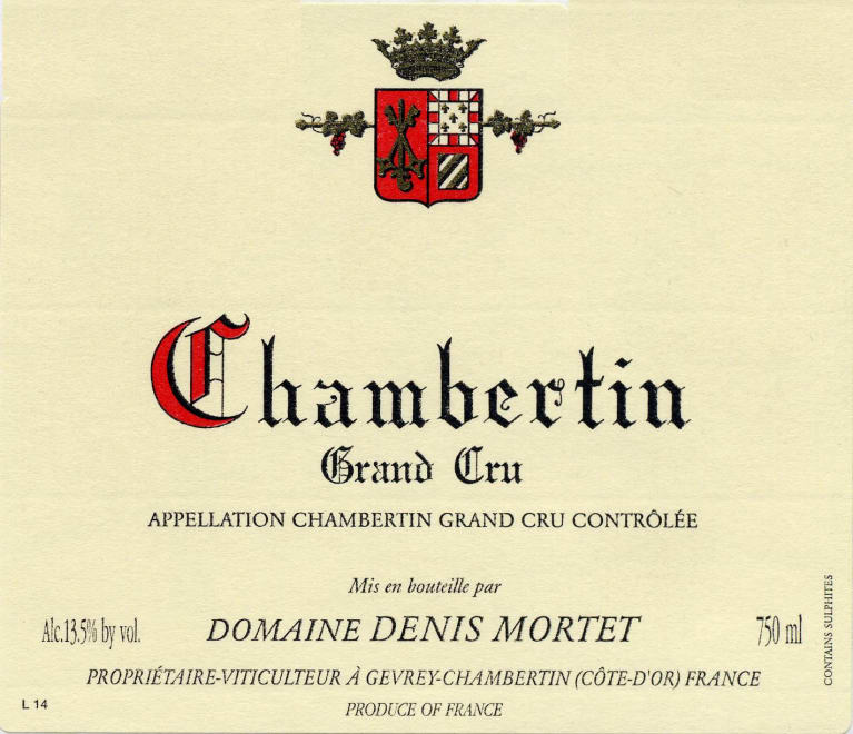 Denis Mortet Chambertin Grand Cru 2007 | Wine.com