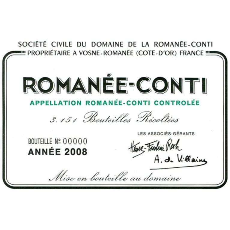 Domaine de la Romanee-Conti Romanee-Conti 2008 | Wine.com