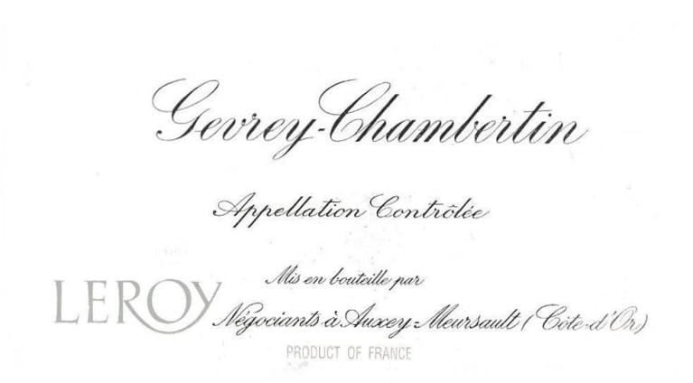 Domaine Leroy Gevrey-Chambertin 2009 | Wine.com