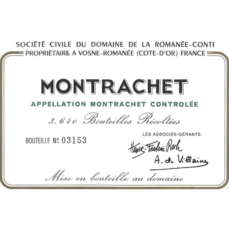 Domaine de la Romanee-Conti Montrachet 2008 | Wine.com