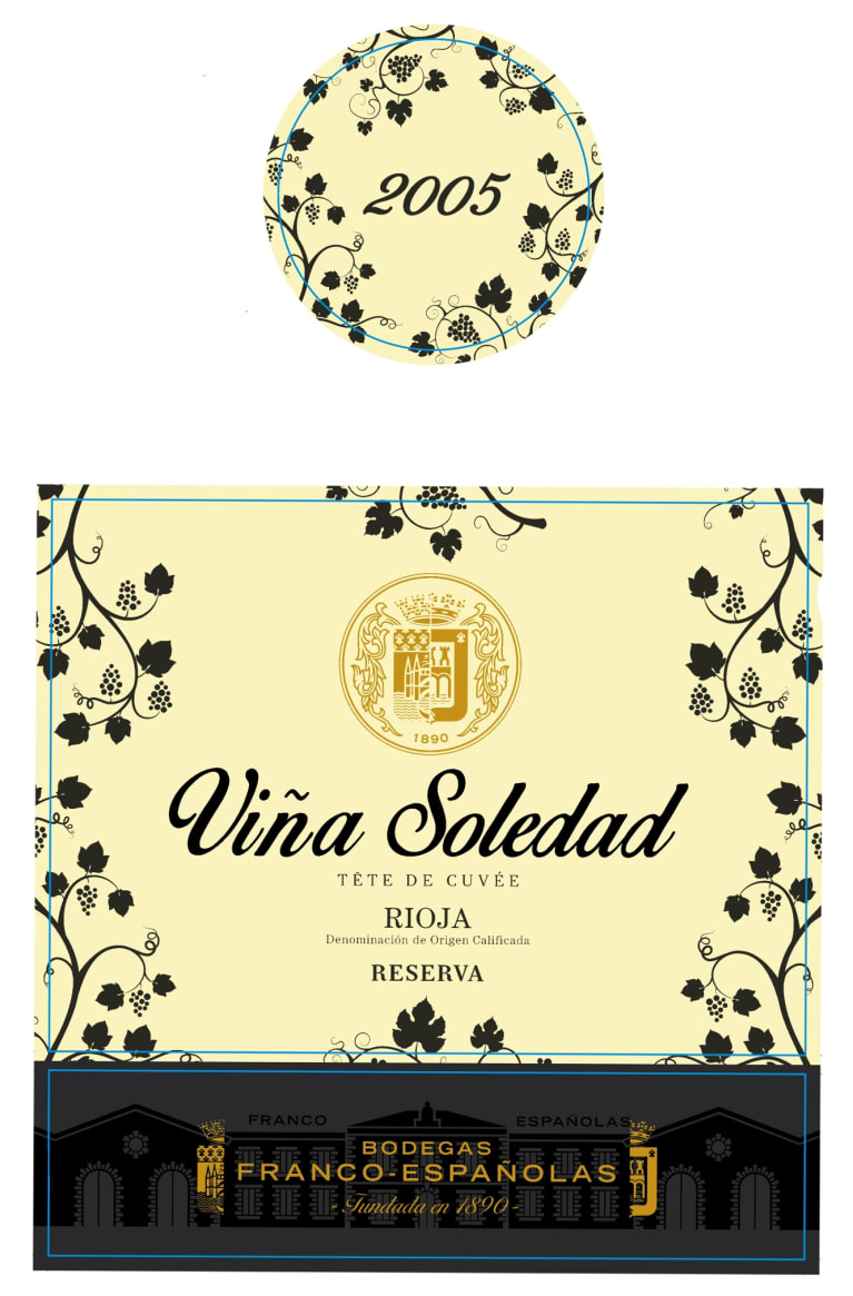 Bodegas Franco-Espanolas Vina Soledad Tete de Cuvee Reserva 2005 | Wine.com