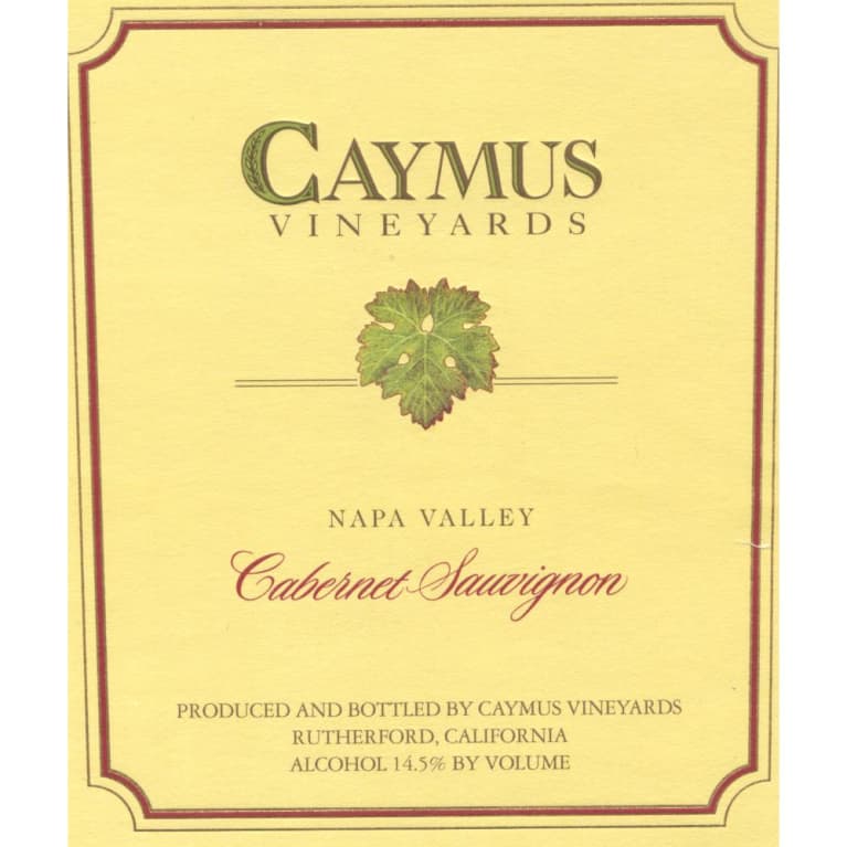 Caymus Napa Valley Cabernet Sauvignon (stained label) 1993 | Wine.com