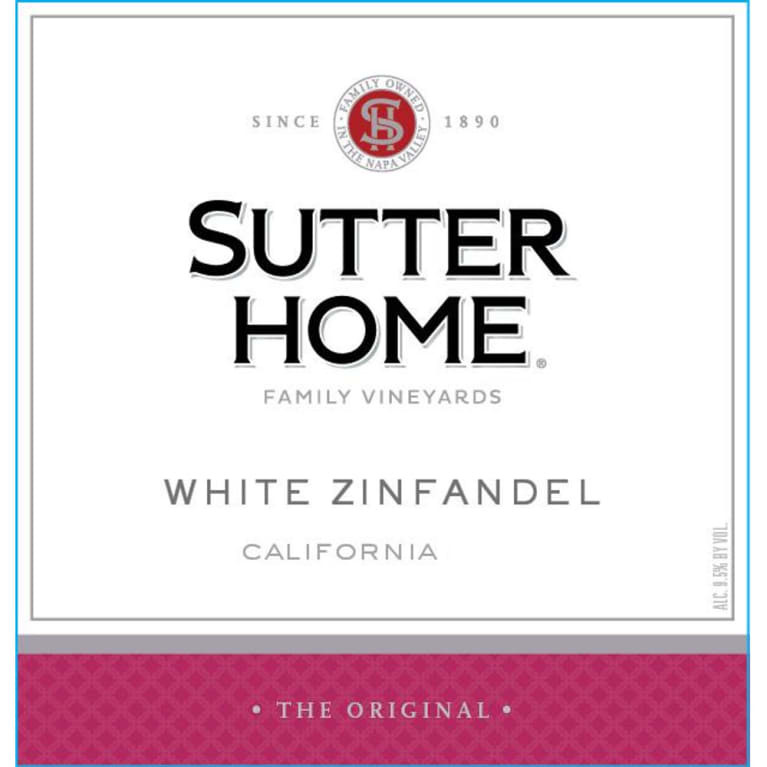 Sutter Home White Zinfandel 2012 | Wine.com