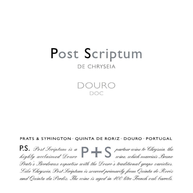 Prats & Symington Post Scriptum de Chryseia Douro 2011 | Wine.com