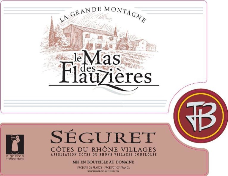 Le Mas Des Flauzieres Cotes du Rhone Villages Seguret Cuvee Julien 2012 ...