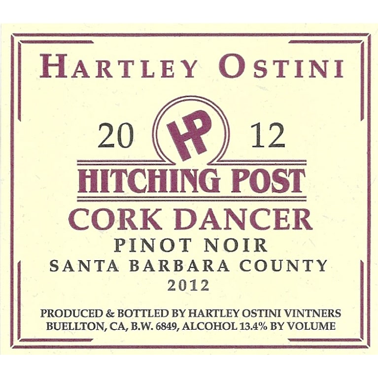 Hitching Post Cork Dancer Pinot Noir 2012 | Wine.com