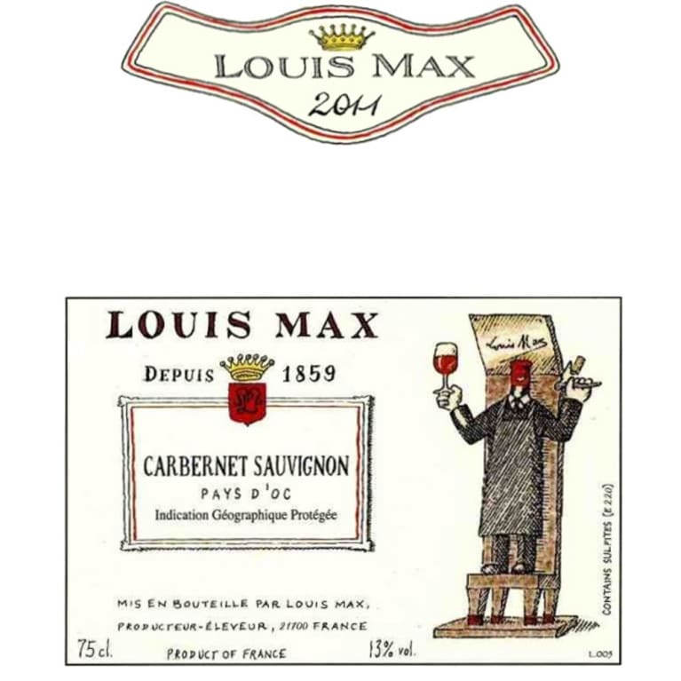 Louis Max Pays d'Oc Cabernet Sauvignon 2011 | Wine.com