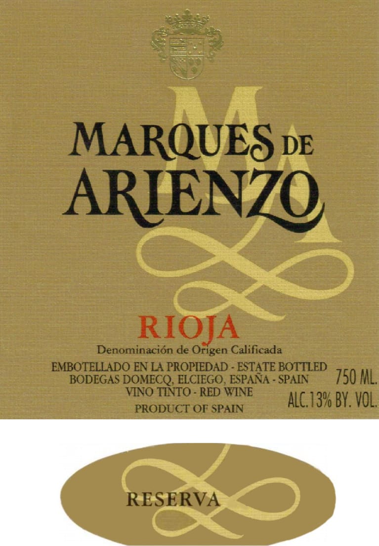 Marques de Riscal Marques de Arienzo Reserva 2002 | Wine.com