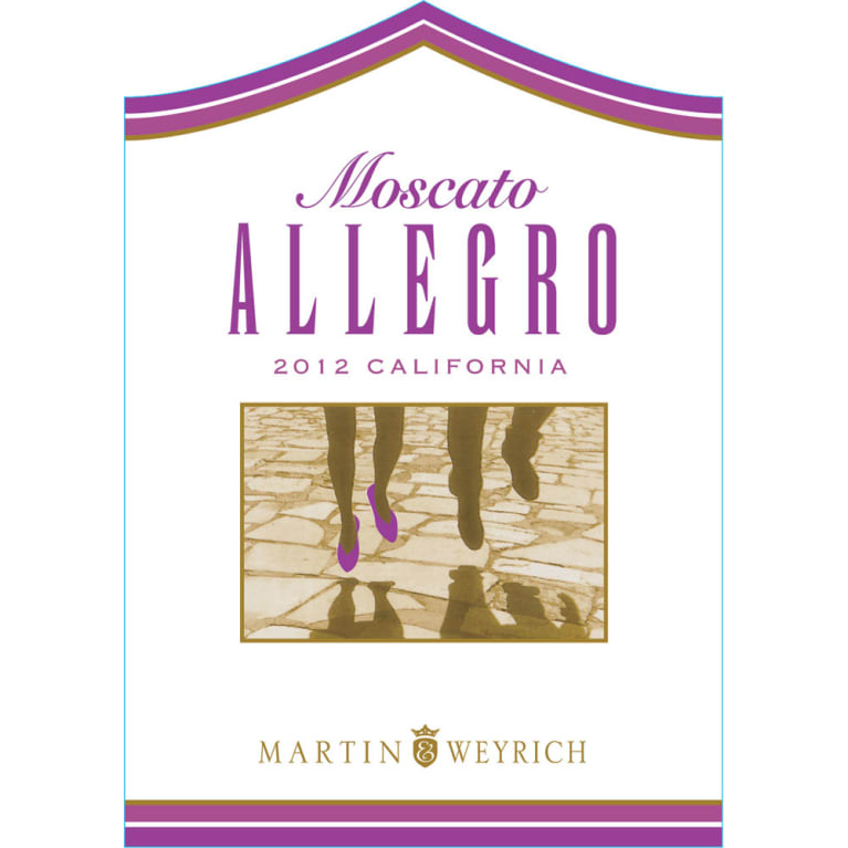 Martin & Weyrich Allegro Moscato 2012 | Wine.com