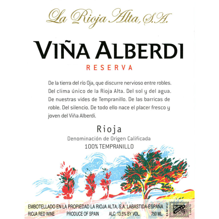 La Rioja Alta Vina Alberdi Reserva Tinto 2009 | Wine.com