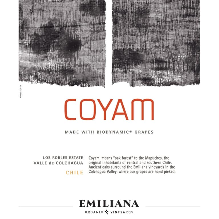 Emiliana Coyam (Certified Biodynamic) 2012 | Wine.com