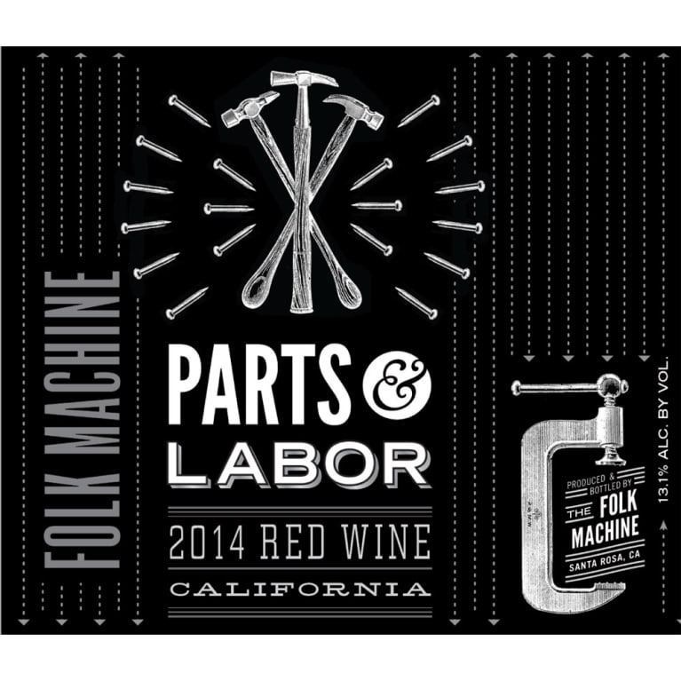 Folk Machine Parts and Labor Red Blend 2014 | Wine.com