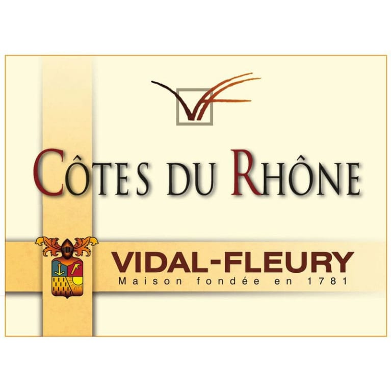 Vidal-Fleury Cotes du Rhone 2013 | Wine.com