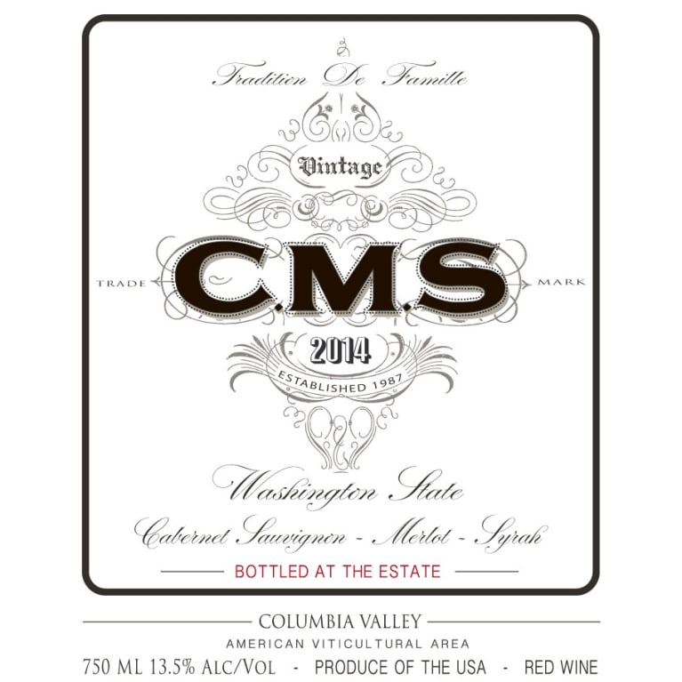 Hedges Family Estate CMS Red Blend 2014 | Wine.com
